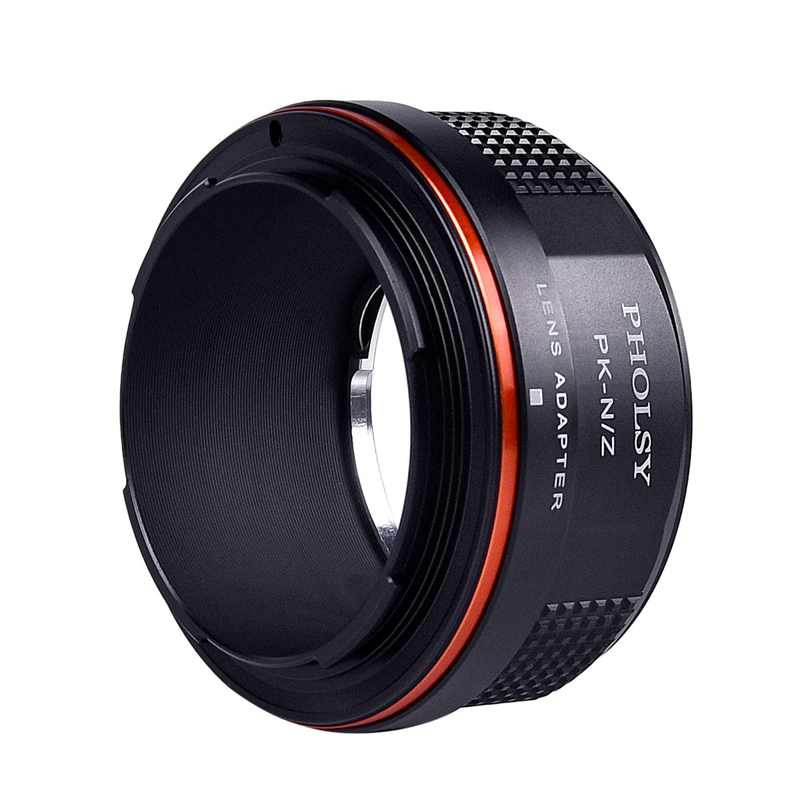 PHOLSY Lens Mount Adapter Compatible with Pentax K PK Lens to Nikon Z Mount Camera Body Compatible with Nikon Z fc, Z30, Z9, Z8, Z6 II, Z7 II, Z6, Z7, Z5, Z50