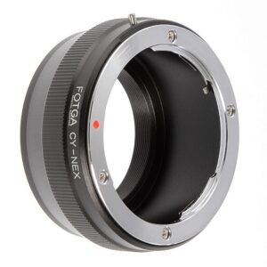 runshuangyu fotga lens mount adapter for contax yashica c/y lens to sony e-mount camera nex3 c3 nex-5 5r 5n 5c nex6 nex7 nex-vg10 a7 a7s a7r a7ii a7sii a7rii a7riii a7siii a9 a6500 a6300 a6000 a5100