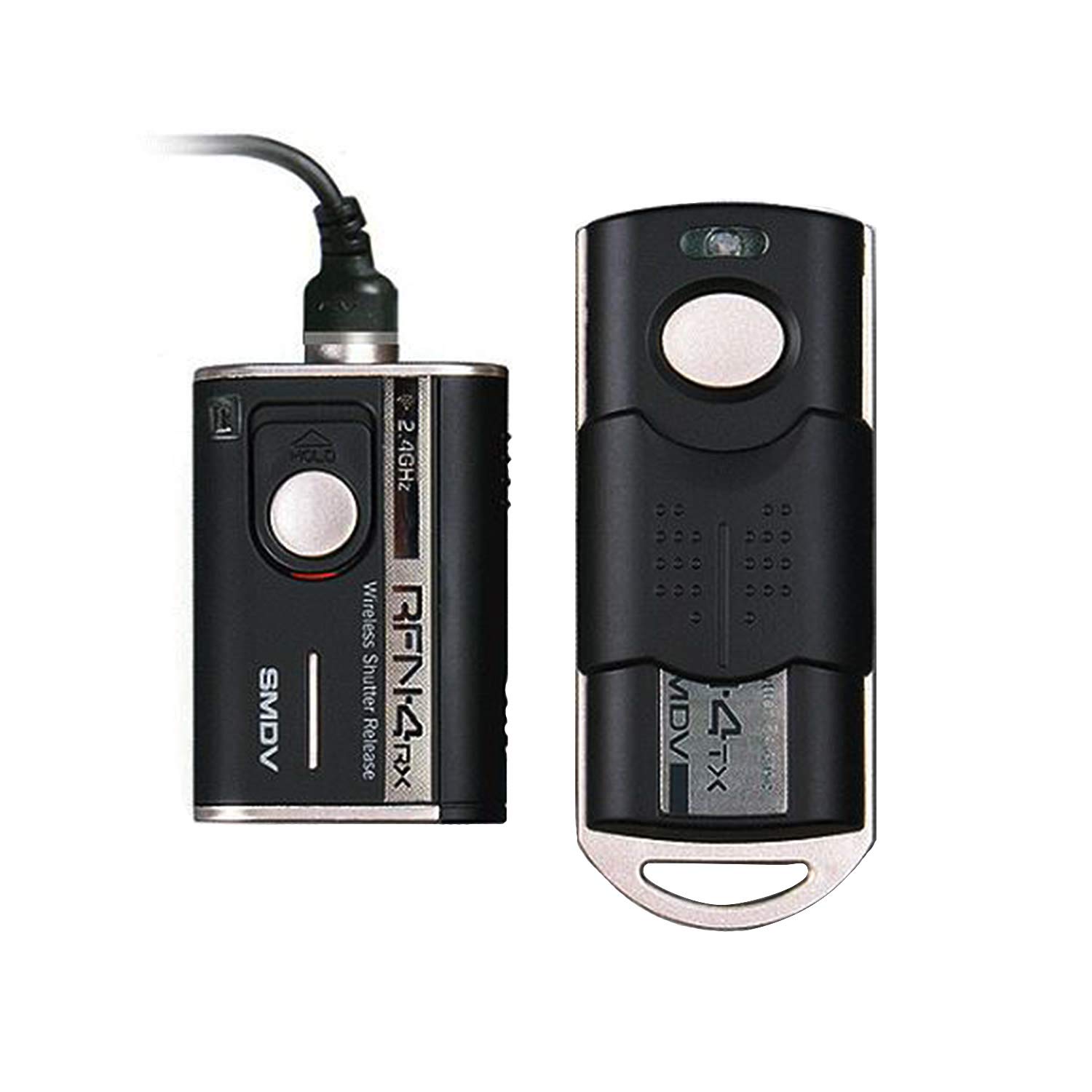 SMDV RFN4 RF-905 Wireless Remote Shutter Release for Canon, Olympus, Fuji, Samsung, Sigma, Pentax, Contax and Hasselblad - Transmitter and Receiver