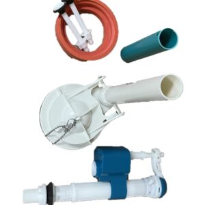 American Standard Champion 4 Toilet Replacement Kit Two Piece Flush Valve with NuFlush Adjustable Hight Fill Valve