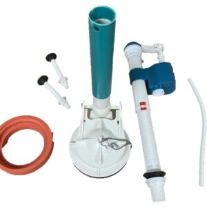 American Standard Champion 4 Toilet Replacement Kit Two Piece Flush Valve with NuFlush Adjustable Hight Fill Valve