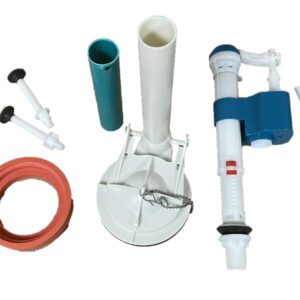 American Standard Champion 4 Toilet Replacement Kit Two Piece Flush Valve with NuFlush Adjustable Hight Fill Valve