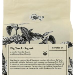 OLYMPIA COFFEE Organic Big Truck Whole Bean Coffee, 12 OZ