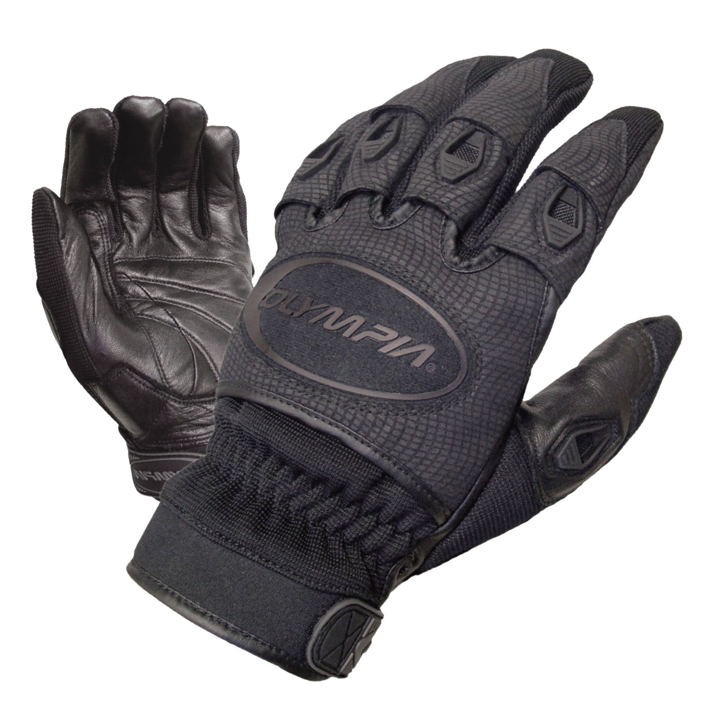 Olympia Sports Men's Ventor Gloves (Black, Large)