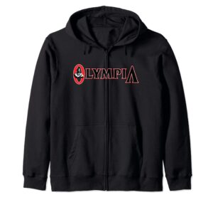 mr olympia for men women fitness bodybuilding zip hoodie