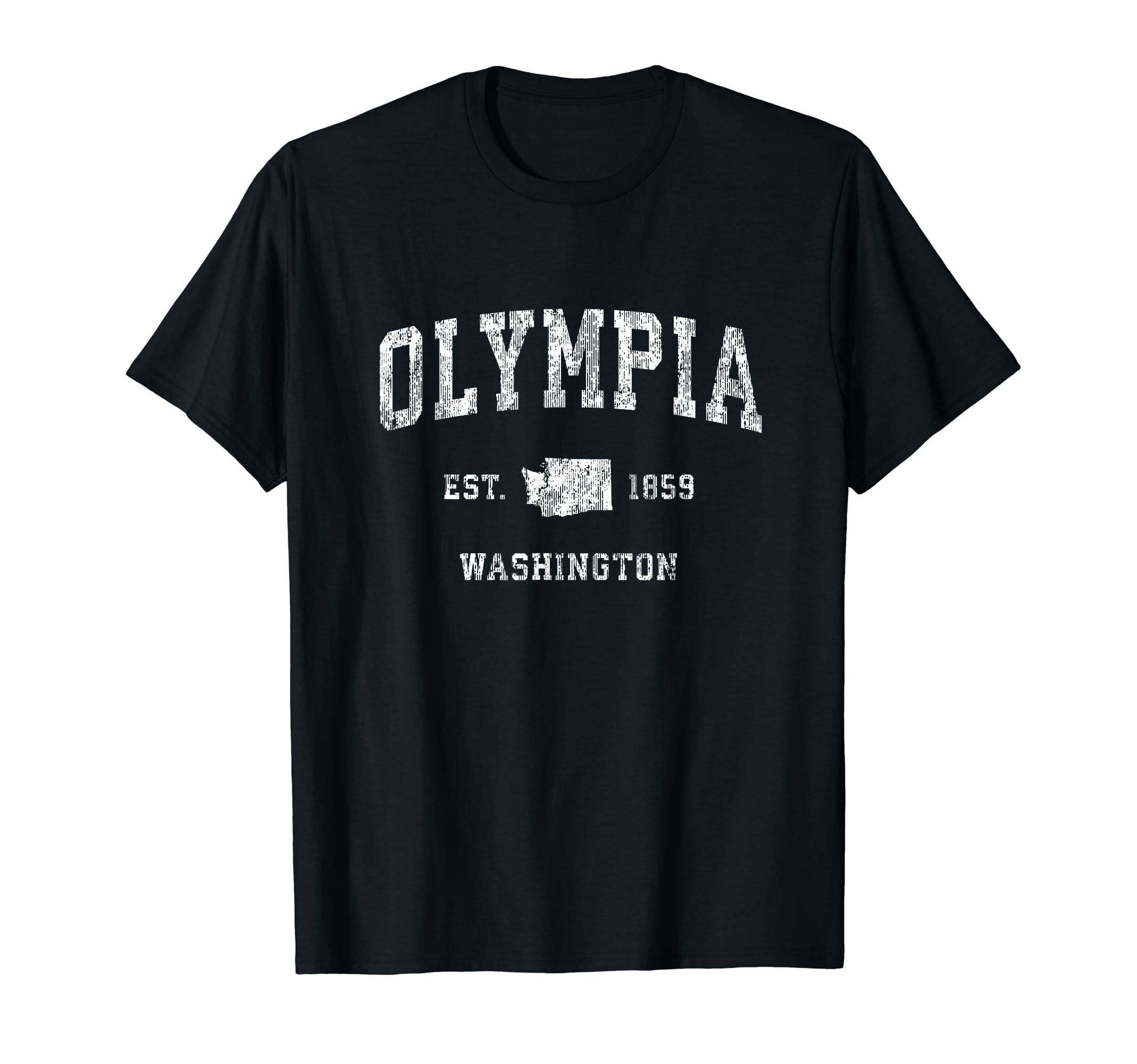 Olympia Washington WA Vintage Athletic Sports Design T-Shirt