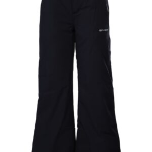 Spyder Active Sports Girls Olympia Insulated Ski Pant, Black White, 20