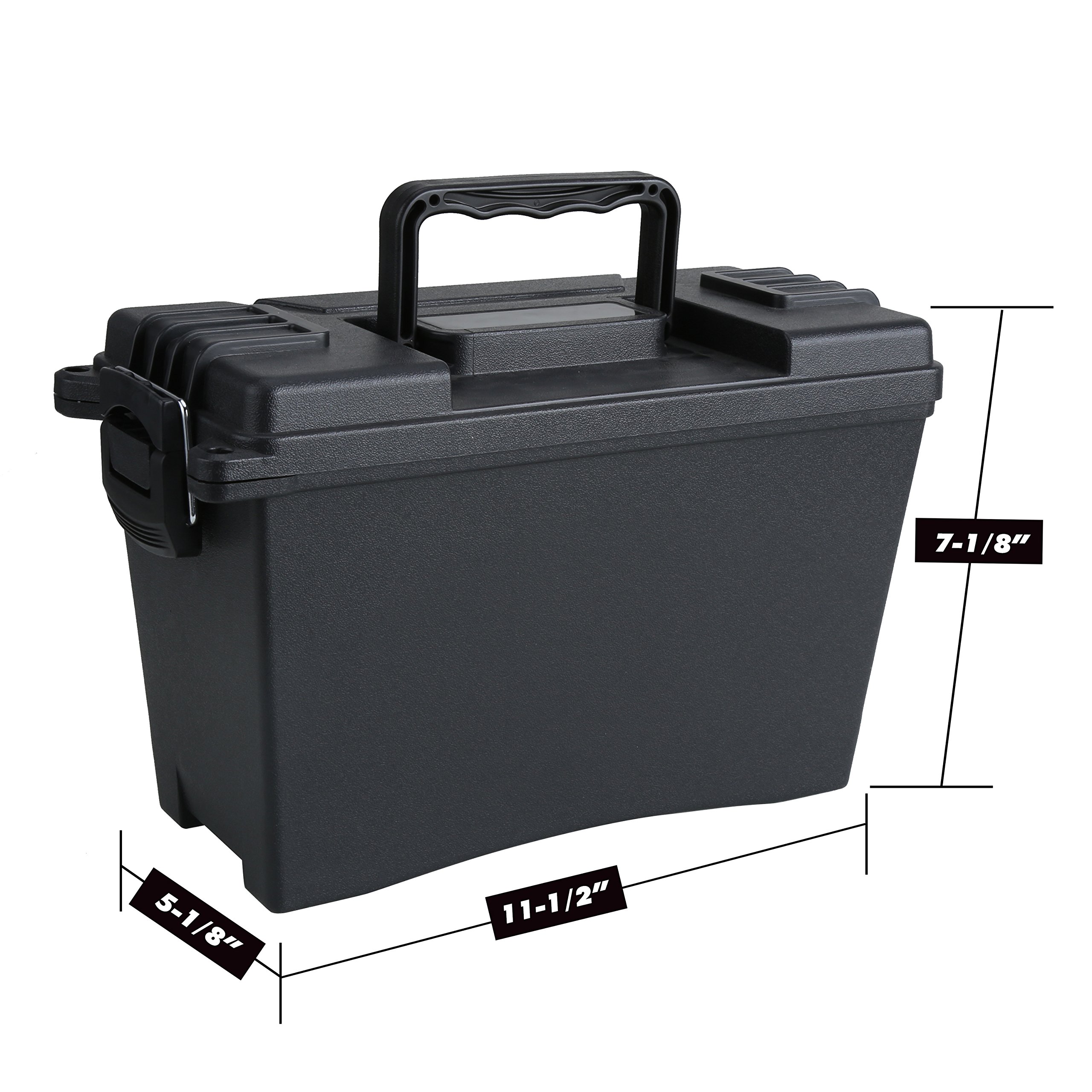 Olympia Tools Plastic Field/Ammo Storage Boxes, Black, 84-404