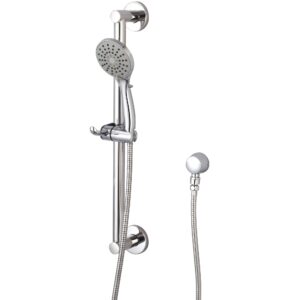 olympia p-4450 handheld shower set w/grab bar in polished chrome