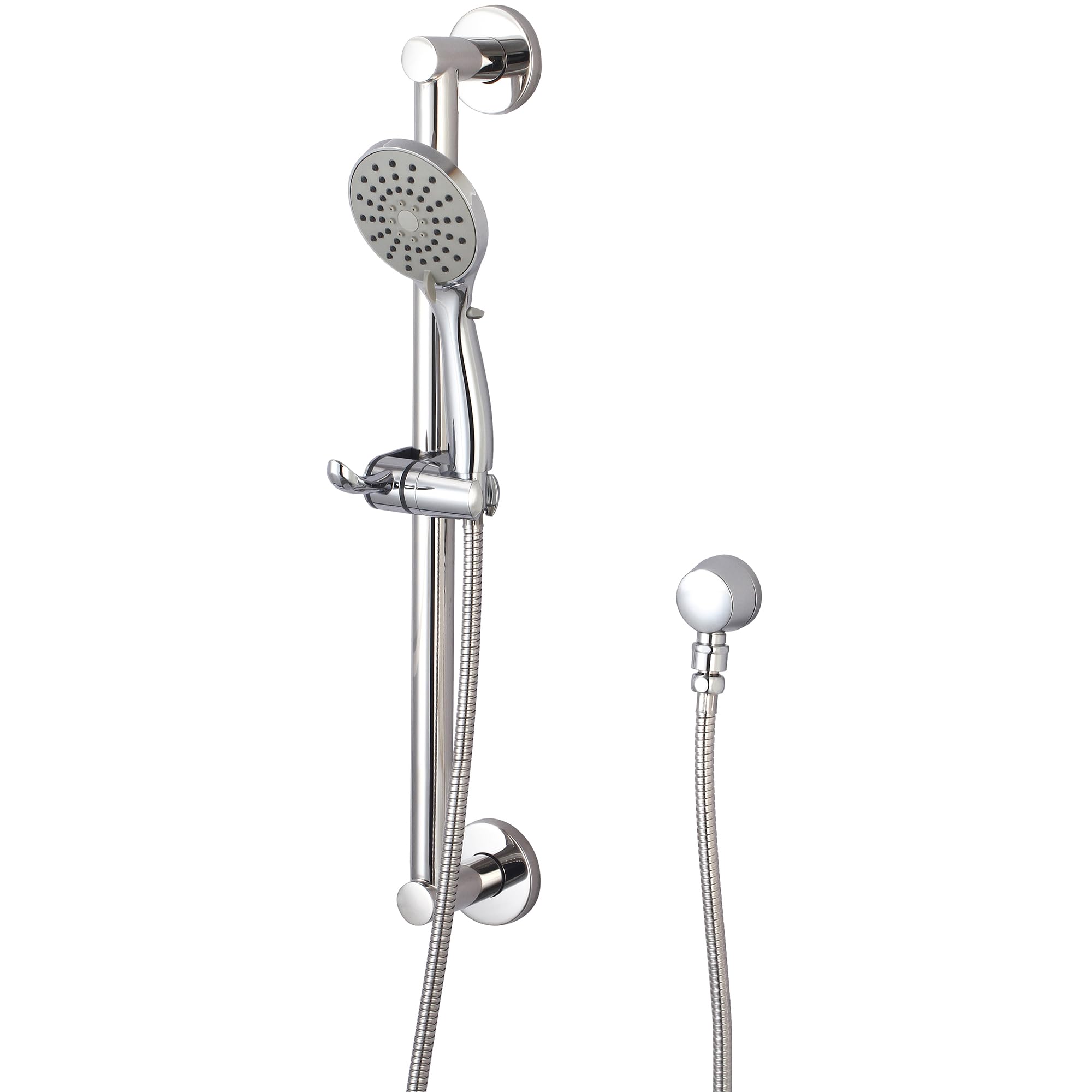 Olympia P-4450 Handheld Shower Set w/Grab Bar in Polished Chrome