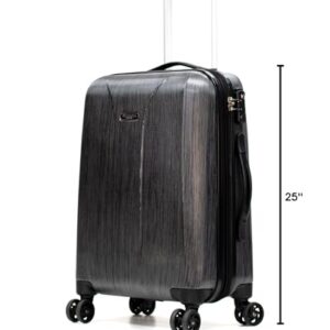 Olympia U.S.A. Aerolite Expandable Lightweight Suitcase with TSA Lock, Available in 3-Piece Luggage Set/21-inch/25-inch/29-inch, Gray