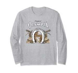 olympia vintage style - logo long sleeve t-shirt