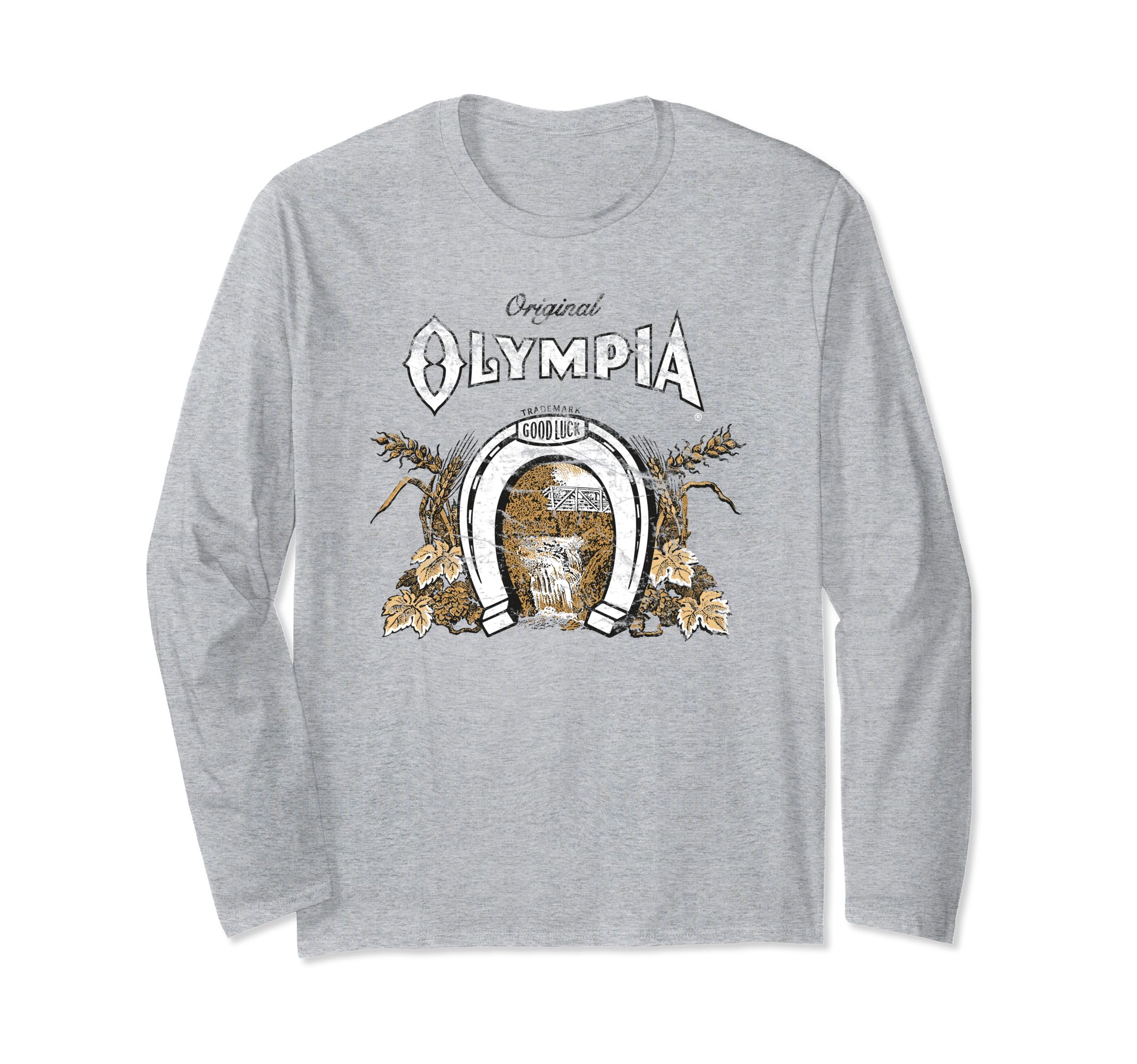 Olympia Vintage Style - Logo Long Sleeve T-Shirt