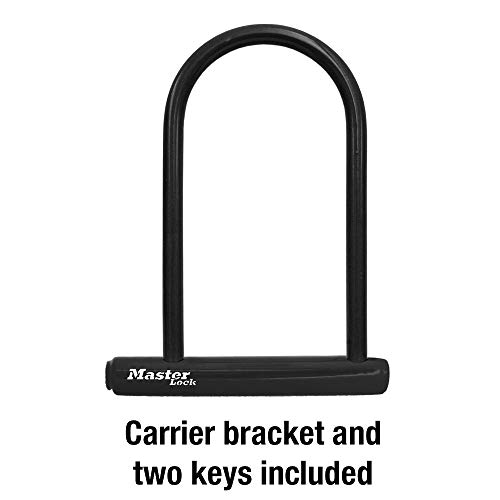 Master Lock 8170D, 6-1/8 inch U-Lock, Black