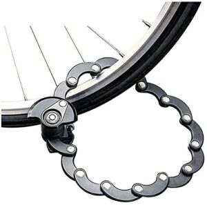 bicycle anti-theft lock, mountain bike fixed folding lock, bicycle chain lock, creative burger lock