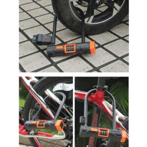 Heavy Duty Digit Bicycle Bike Combination Bike Lock Bicycle Heavy Duty Combination U Shaped Lock