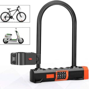 Heavy Duty Digit Bicycle Bike Combination Bike Lock Bicycle Heavy Duty Combination U Shaped Lock