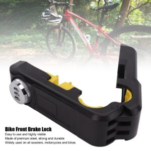 Qyebavge Universal Bike Safety Padlock, Durable Electric Handlebar Brake Lever Combination Lock, Secure Anti-Theft for Electric Bikes and Scooters, User-Friendly and Long-Lasting, Black