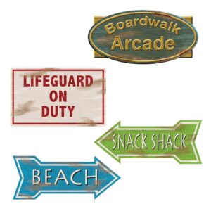 beach sign cutouts party accessory