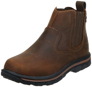 skechers men's relaxed fit segment - dorton boot,dark brown,11 m us