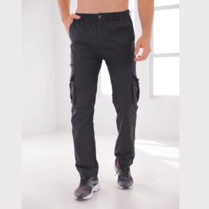 Men Casual Cargo Pant Lightweight Tactical Pant Hiking Jogger Classic Fit Multi Pockets M