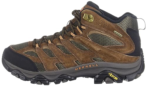 Merrell Men's Moab 3 Mid Waterproof Hiking Boot, Earth, 11