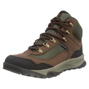 Timberland Men's Lincoln Peak Waterproof Hiking Boot, Dark Brown Leather, 8