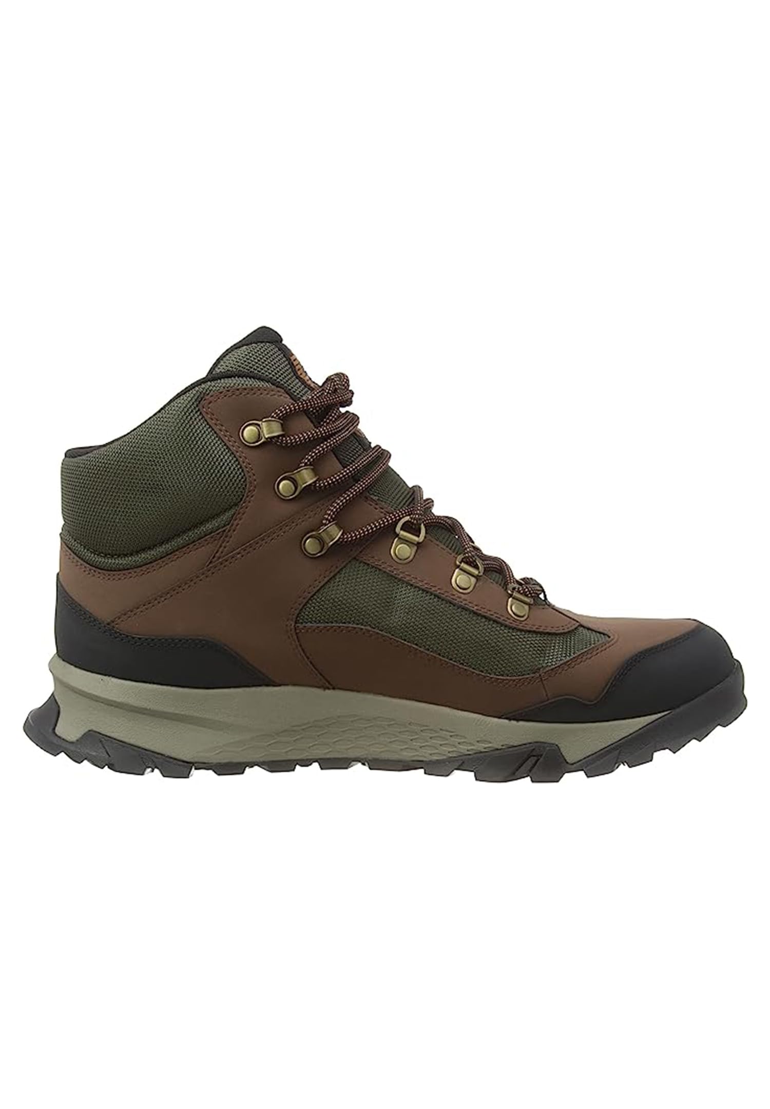 Timberland Men's Lincoln Peak Waterproof Hiking Boot, Dark Brown Leather, 8