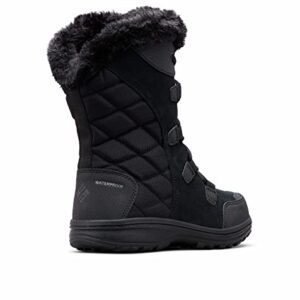 Columbia Women's Ice Maiden II Snow Boot, Black/Columbia Grey, 8.5 M US