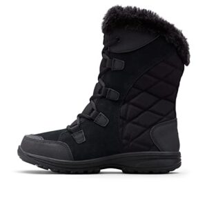 Columbia Women's Ice Maiden II Snow Boot, Black/Columbia Grey, 8.5 M US