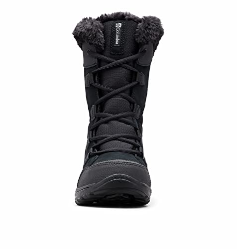 Columbia Women's Ice Maiden II Snow Boot, Black/Columbia Grey, 8.5 M US