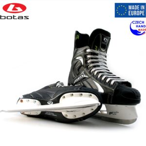 Botas - LARGO 571 PRO - Men's Ice Hockey Skates | Made in Europe (Czech Republic) | Color: Black, Size Adult 12