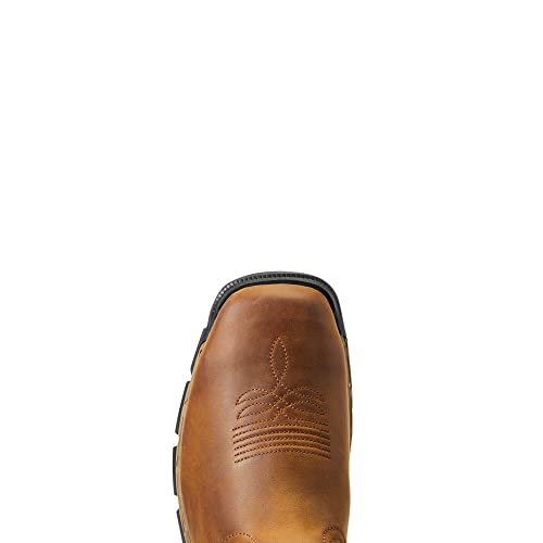 Ariat Mens Rebar Flex Western VentTEK Incognito Work Boot Dark Earth/Golden Wheat 11 Wide