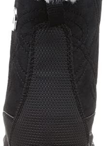 Skechers Women's Cold Weather Boot Snow, Black, 8.5