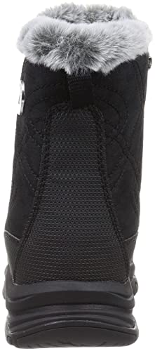 Skechers Women's Cold Weather Boot Snow, Black, 8.5