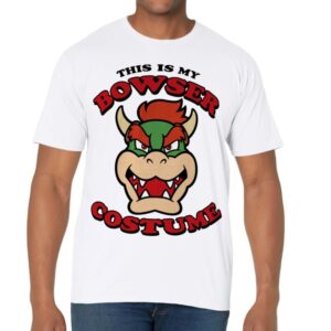 Nintendo Super Mario Bowser Costume Graphic T-Shirt