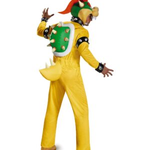 Disguise Men's Bowser Deluxe Adult Costume, Multi, X-Large