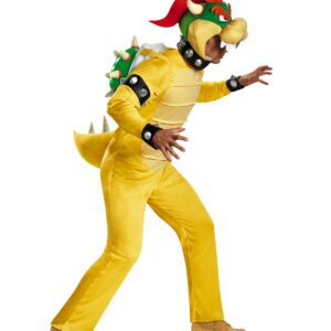 Disguise Men's Bowser Deluxe Adult Costume, Multi, X-Large