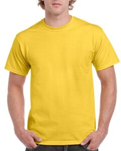 gildan men's g2000 ultra cotton adult t-shirt, daisy, large