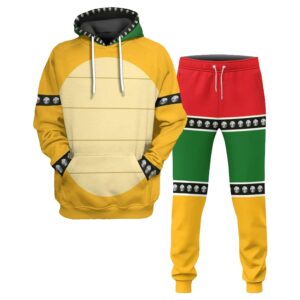 lirynory game fashion graphic hoodies set funny cartoon hooded sweatshirt anime cosplay costume for men women