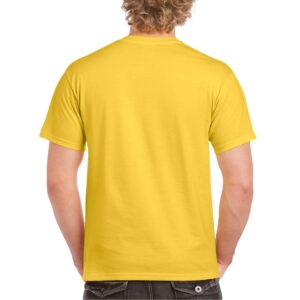 Gildan Men's Heavy Cotton T-Shirt, Style G5000, 2-Pack, Daisy, X-Large