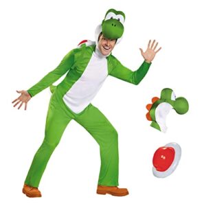 disguise mens yoshi deluxe adult sized costumes, green, xx-large us