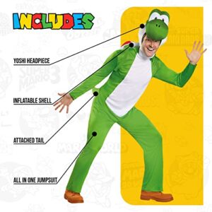 Disguise mens Yoshi Deluxe Adult Sized Costumes, Green, XX-Large US