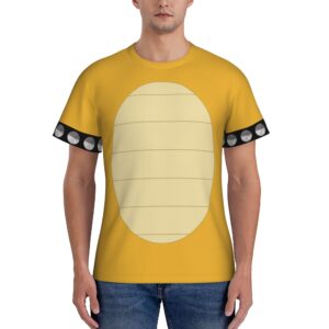 Super Smooth Shirt for Men and Women, Cosplay Tshirt Unisex Clothing Adults Soft T-Shirt (XX-Large, Yellow)