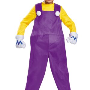 Wario Deluxe Super Mario Bros. Nintendo Costume, Medium/7-8