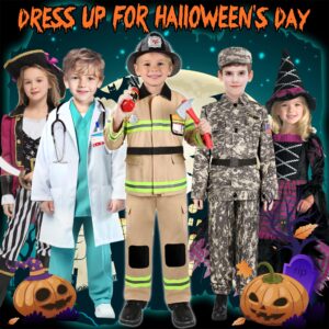 GIFTINBOX Firefighter Costume For Kids Fireman Costume For Kids With Accessories Halloween Costume For Kids Boys Role Play