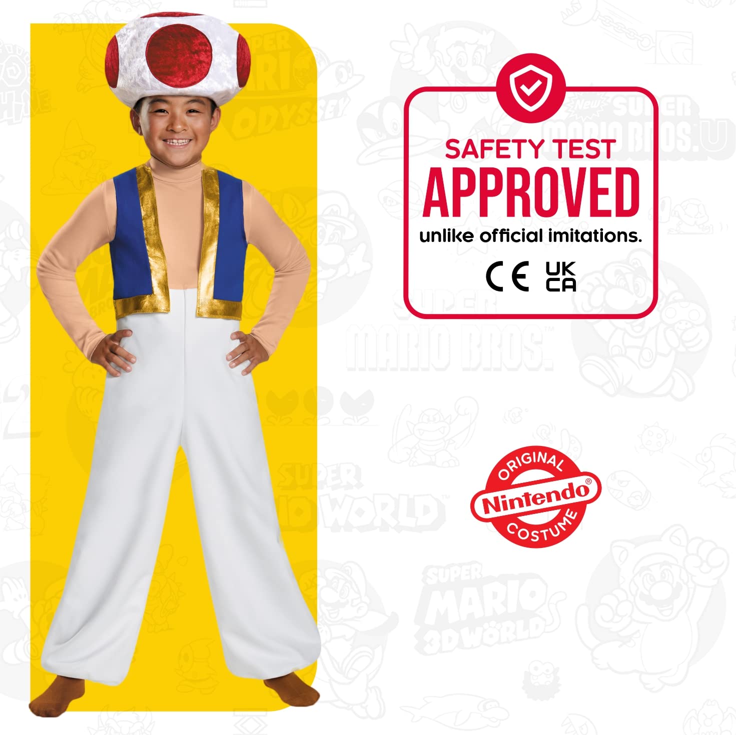 Toad Deluxe Costume, Large (10-12)