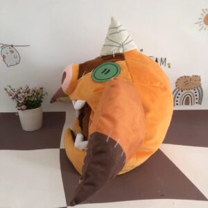 SLDFMV Halloween BOTW Kids Bokoblin Mask TOTK Link Pig Plush Hat Cosplay Prop Xmas Gift Cute Cartoon Toy Decorative Helmet