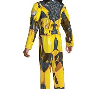 Disguise Bumblebee Muscle Costume for Kids, Official Transformers Rise of the Beasts Padded Costume and Mask, Size (7-8)