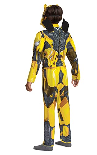 Disguise Bumblebee Muscle Costume for Kids, Official Transformers Rise of the Beasts Padded Costume and Mask, Size (7-8)